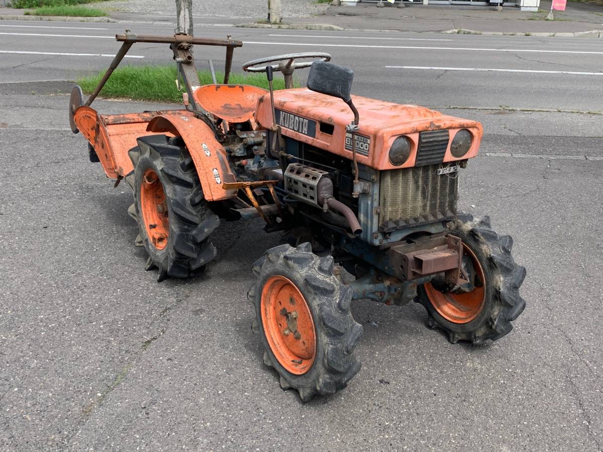 帯広発☆クボタ!トラクター!B6000!4WD!11馬力!リアロータリー! 帯広発☆クボタ!トラクター!B6000!4WD!11馬力!リアロータリー!