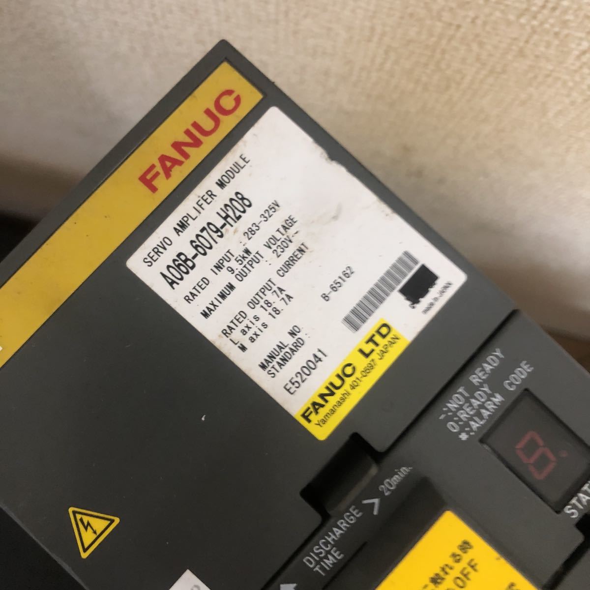 Yahoo!オークション - 「未確認」FANUCファナックサーボアンプA06B-607...