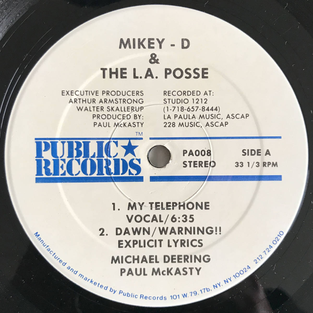 Yahoo!オークション - Mikey - D & The L.A. Posse - My Telephone (US...