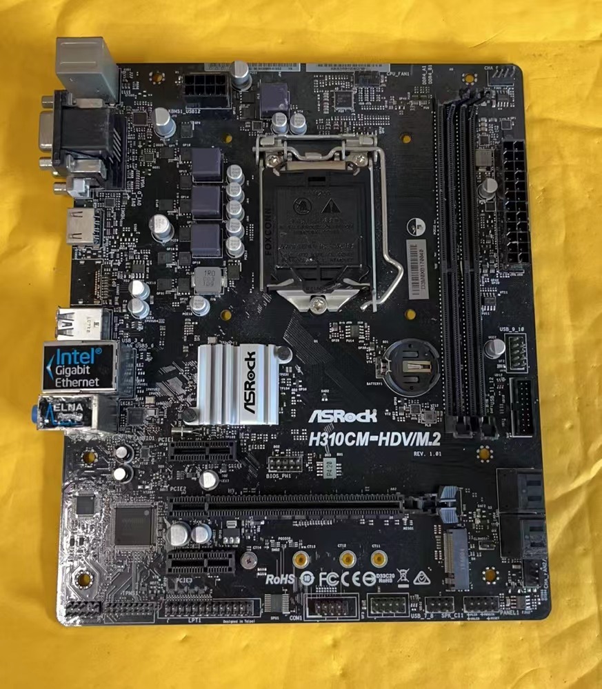 Yahoo!オークション - ASRock Intel H310チップ搭載 Micro ATX マザー...