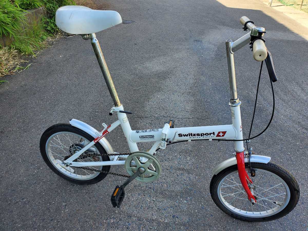 Yahoo!オークション - 折りたたみ自転車 switzsport 16インチ Yahoo!オークション - 折りたたみ自転車 switzsport 16インチ