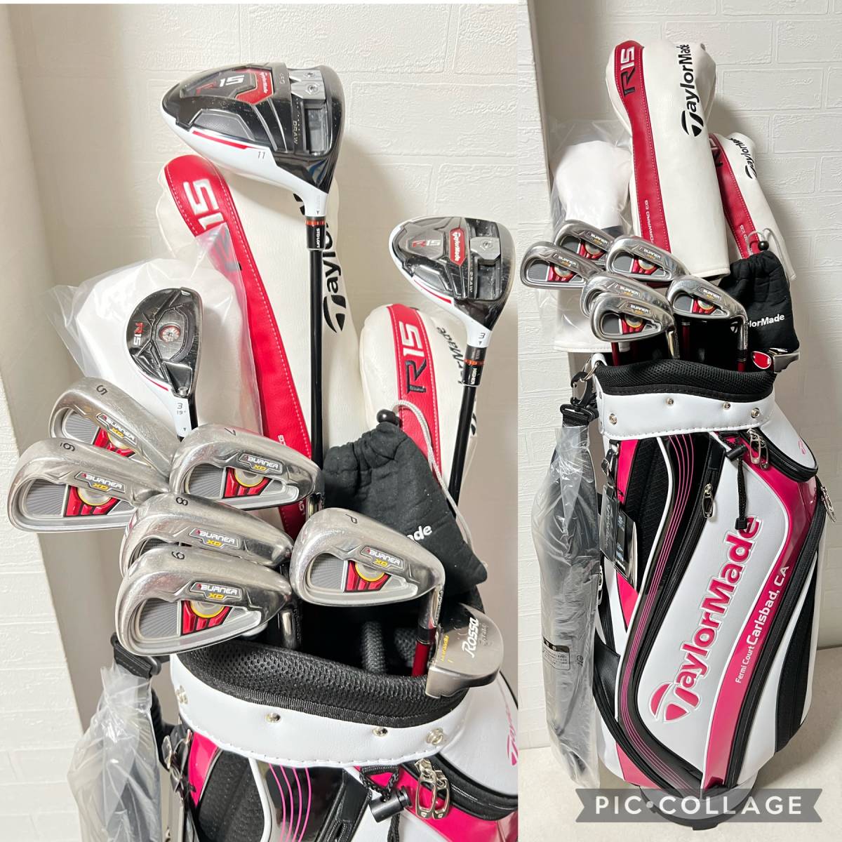 Yahoo!オークション - 超豪華 テーラーメイド R15ドライバー・FW ＆ B...