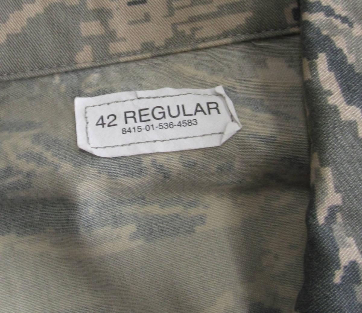 Yahoo!オークション - 米軍実物 ABU ノンリップ タイガーストライプ 迷...