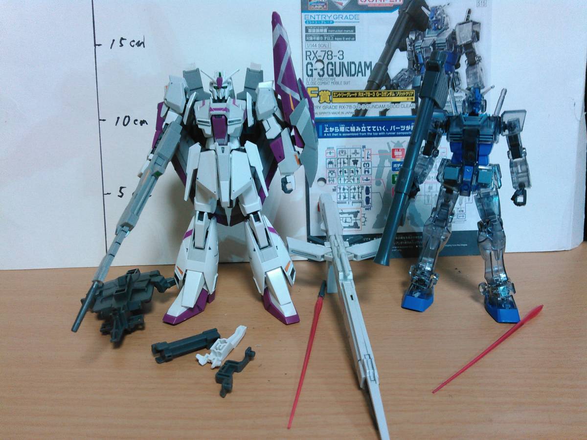 Yahoo!オークション - HGUC 1/144 ゼータガンダム 3号機 初期検証型カ...