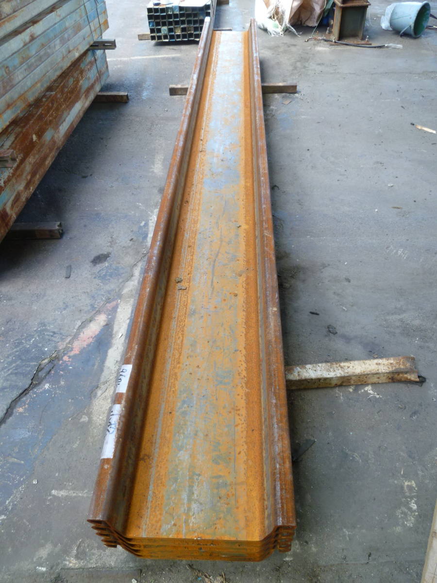 油谷 №9290 矢板 シートパイル YASP-2型 YASP-Ⅱ型 長さ4M 5本 NS-SP-2 NS-SP-Ⅱ 鋼矢板 土留め 土木 フェンス 柵 資材置き場(工具、DIY用品)｜売買さ ...