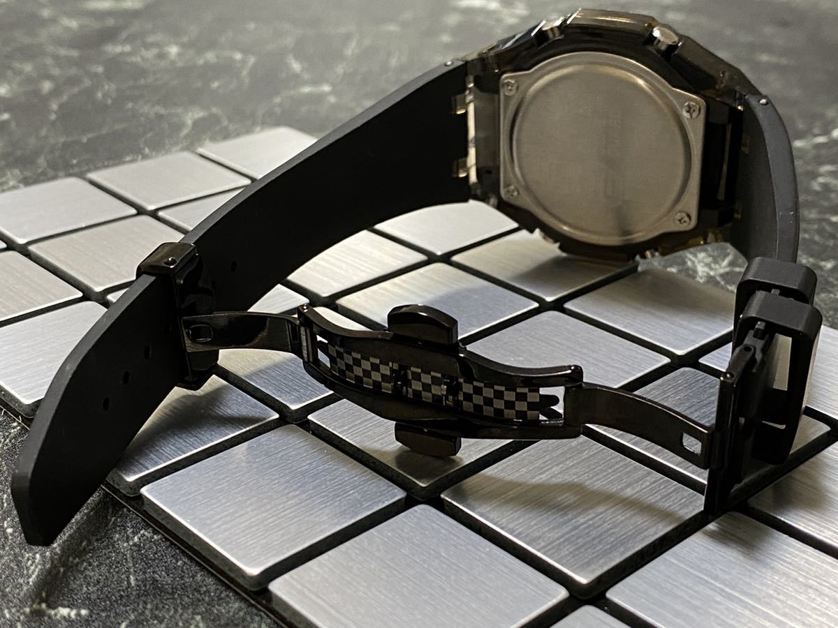 G-SHOCK GA-2100用 ベゼル+ブラックラバーベルトセット G-SHOCK GA-2100用 ベゼル+ブラックラバーベルトセット