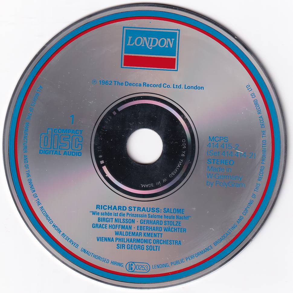 Yahoo!オークション - ショルティ/VPO R・シュトラウス 『サロメ』2CD...