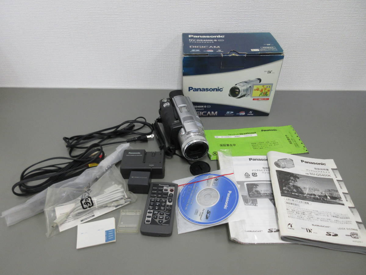 Yahoo!オークション - M0766 パナソニック Panasonic NV-GS400K-S デジ...