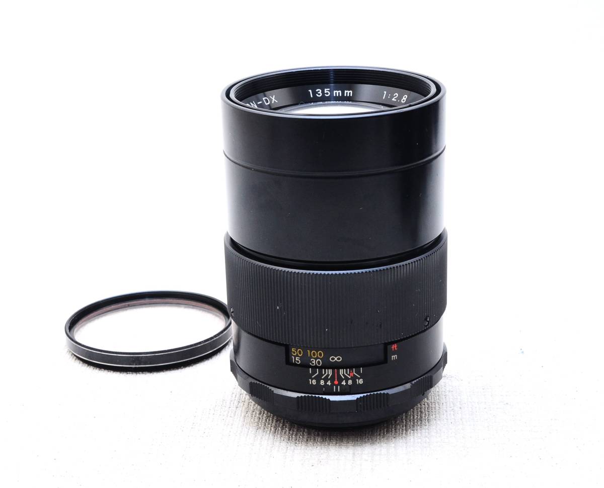 Yahoo!オークション - YASHINON-DX AUTO 135㎜F2.8 M42 動作品 現状