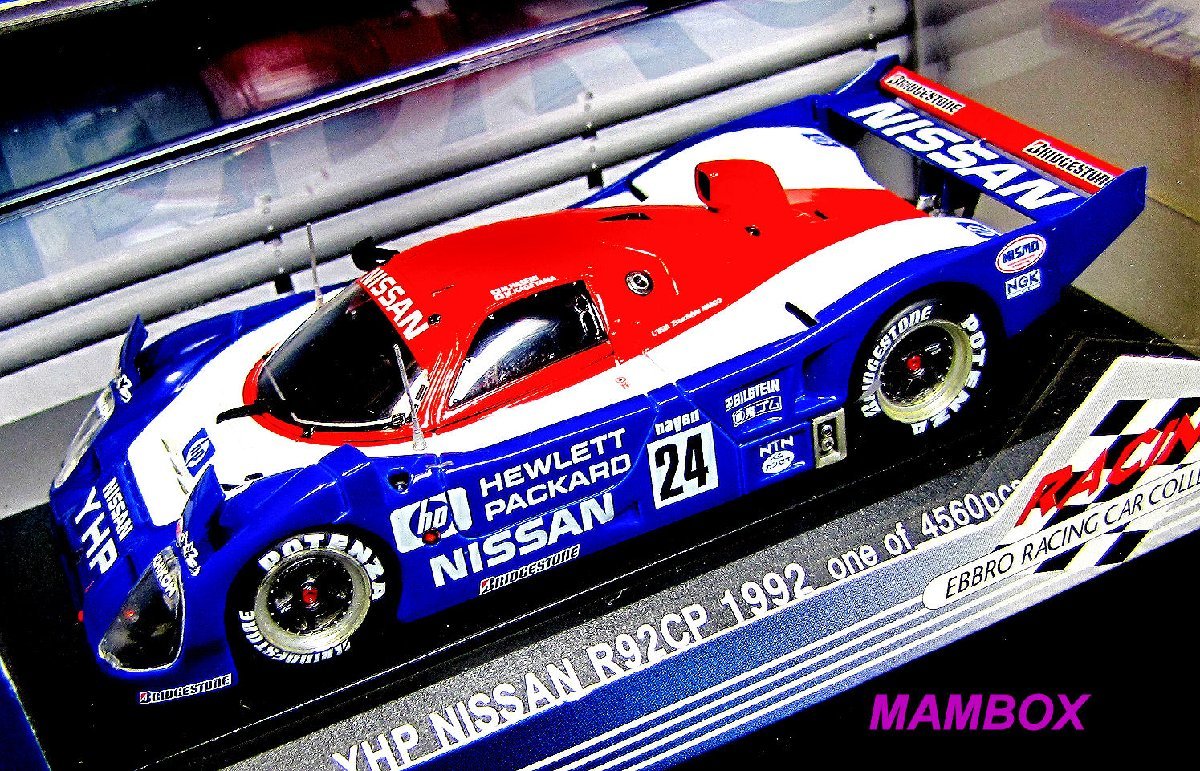 Yahoo!オークション - 【Ma】EB 1/43 43531 ニッサン YHP R92 CP ホワ...