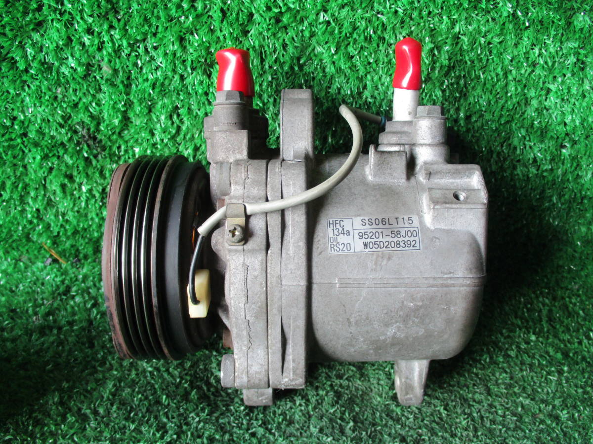 Yahoo!オークション - 38M ワゴンR[MH21S]エアコンコンプレッサー[9520...