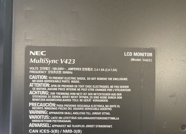 通販特価 ヤフオク! - NEC MultiSync V423/ 42インチ/ HDMI /... セール2023