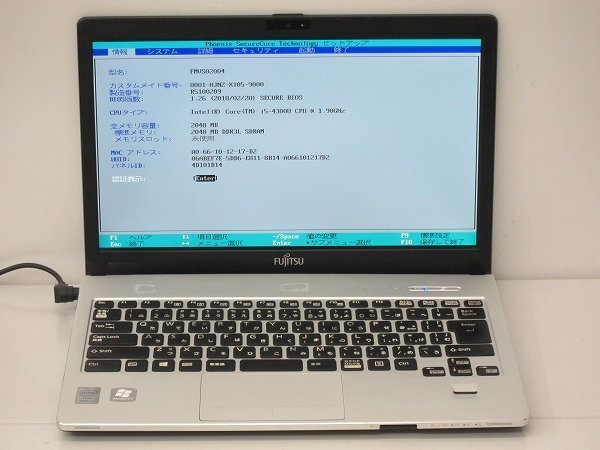 Yahoo!オークション - 富士通 LIFEBOOK S904/J FMVS02004 Core i5 430...