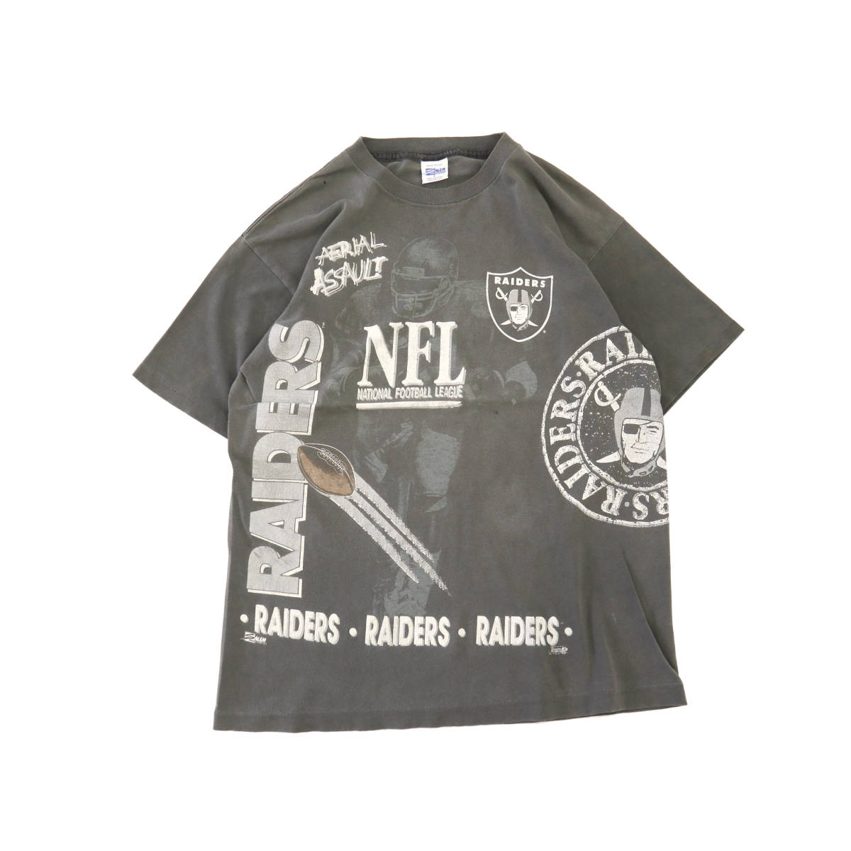 Yahoo!オークション - ビンテージ ～90s salem raiders 両面 マルチ プ...