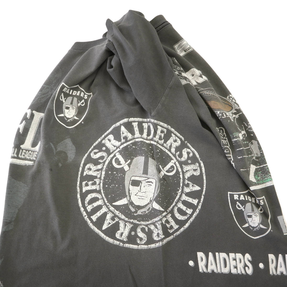 Yahoo!オークション - ビンテージ ～90s salem raiders 両面 マルチ プ...