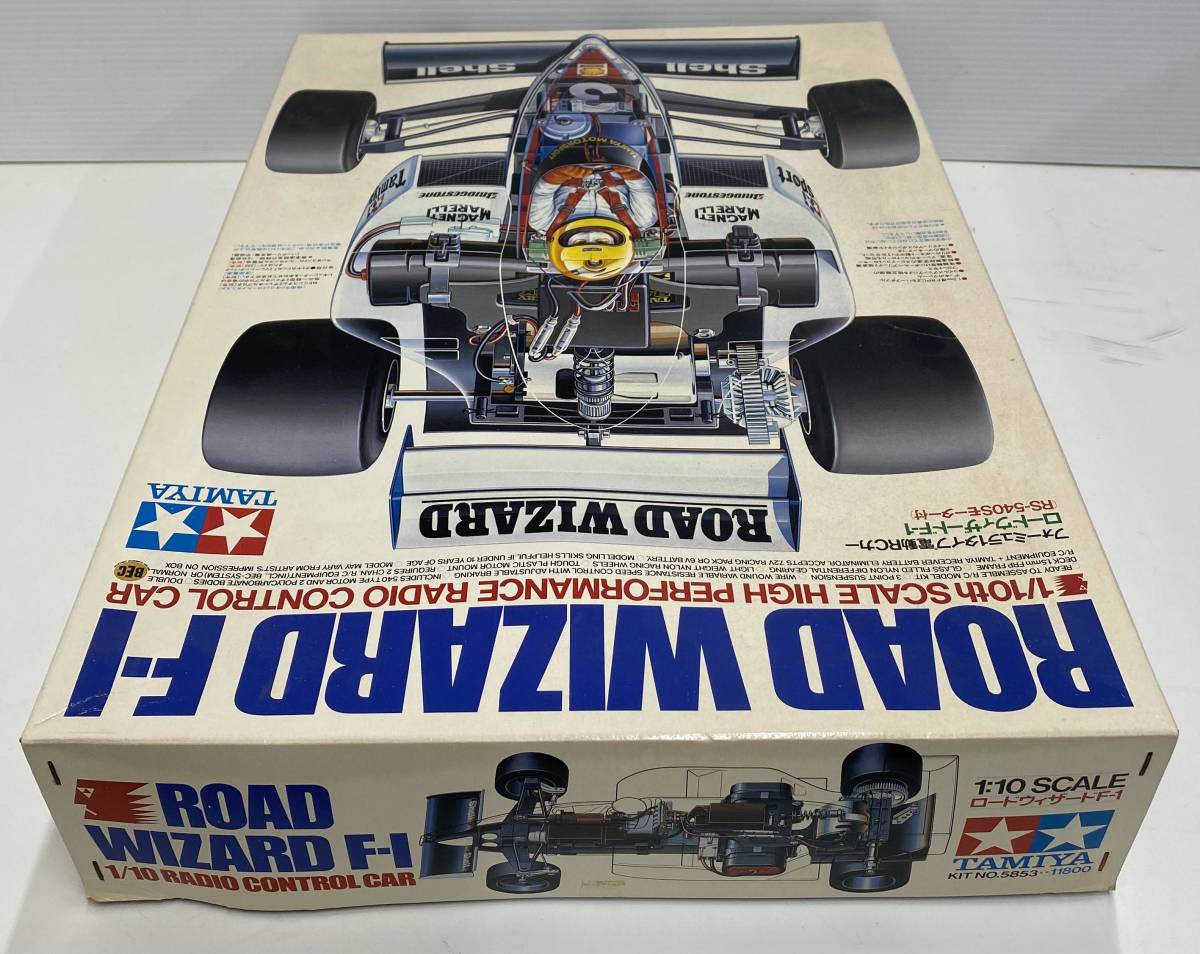 Z1472 絶版 品 TAMIYA タミヤ 1/10 電動RCカー ロードウィザードF-1 ROAD WIZARD F-1 No.5853 当時物(田宮模型)｜売買されたオークション情報 ...