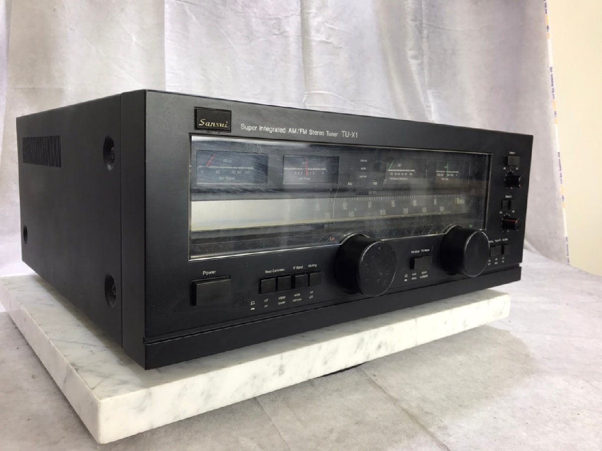 Yahoo!オークション - t1563 ジャンク SANSUI サンスイ TU-X1 AM/FM ...