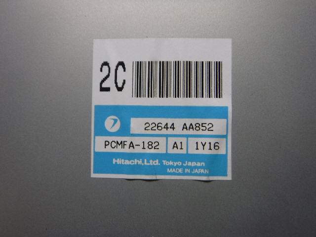 レガシィ TA-BH5 エンジンコンピューター 22644-AA852.PCMFA-182.A1.Y16(スバル用)｜売買されたオークション情報、yahooの商品情報をアーカイブ公開 ...