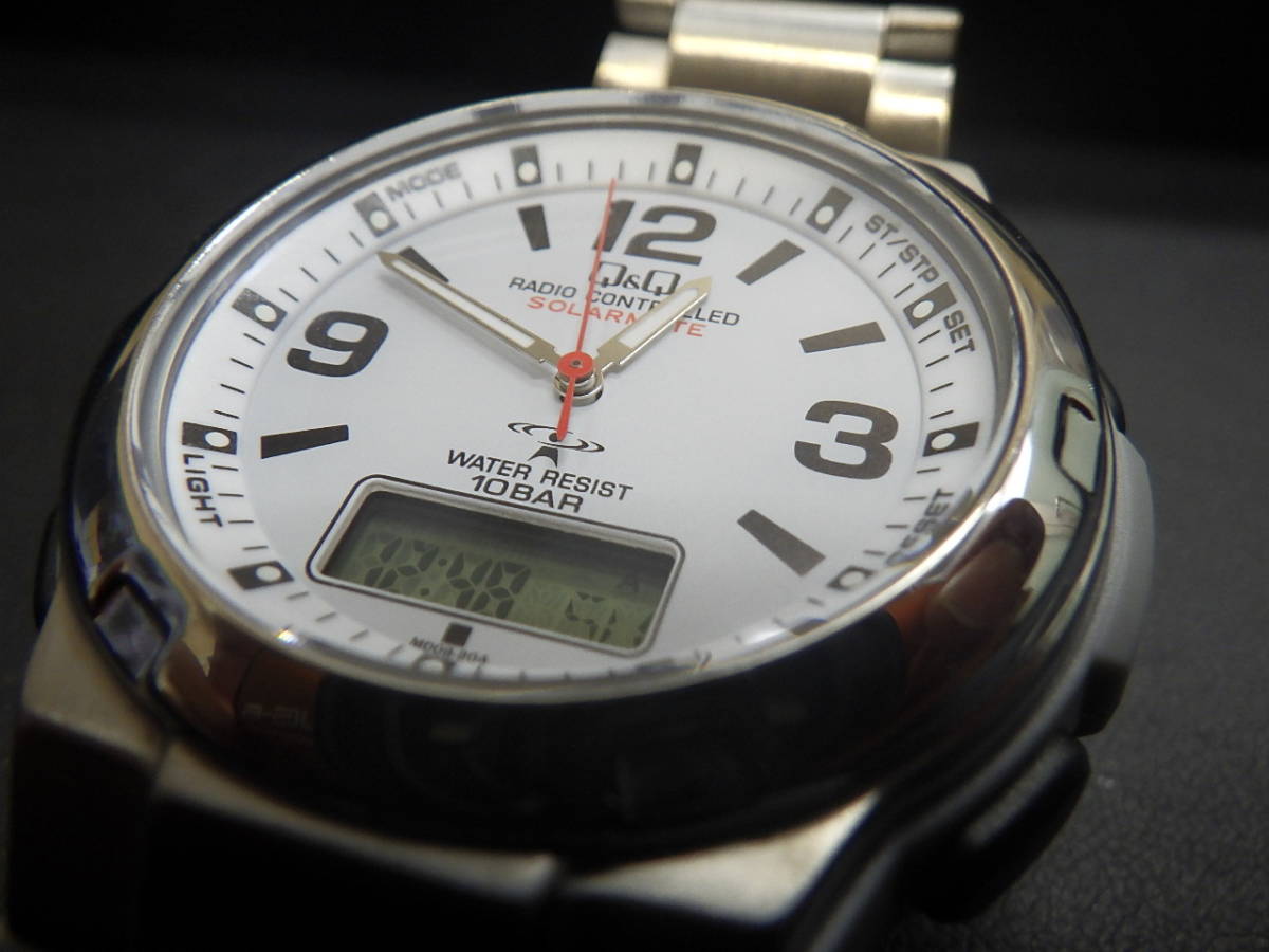 Yahoo!オークション - CITIZEN シチズン Q＆Q UP08 電波ソーラー デジ...