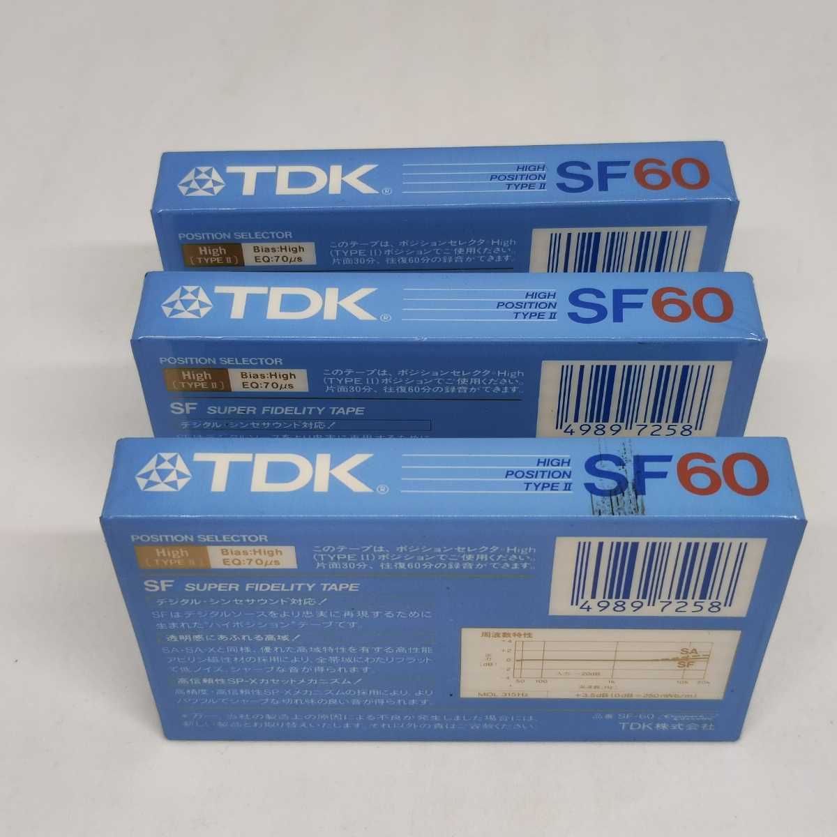 TDK SF 60 カセットテープ ブルー 3本 まとめて ハイポジション TYPE2(記録媒体)｜売買されたオークション情報、yahooの商品情報をアーカイブ公開 - オークファン ...