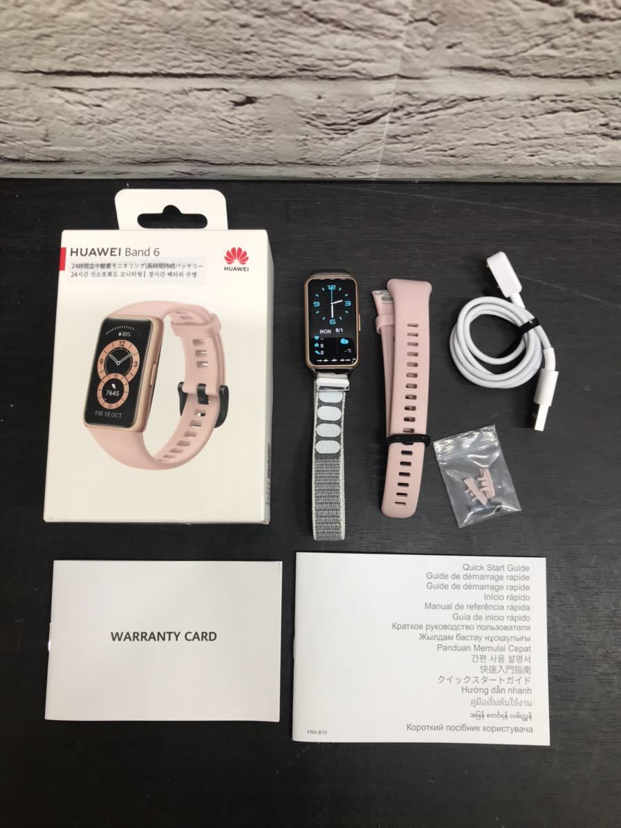 Yahoo オークション S50801 2591 Huawei Band6 ファーウェイ スマー