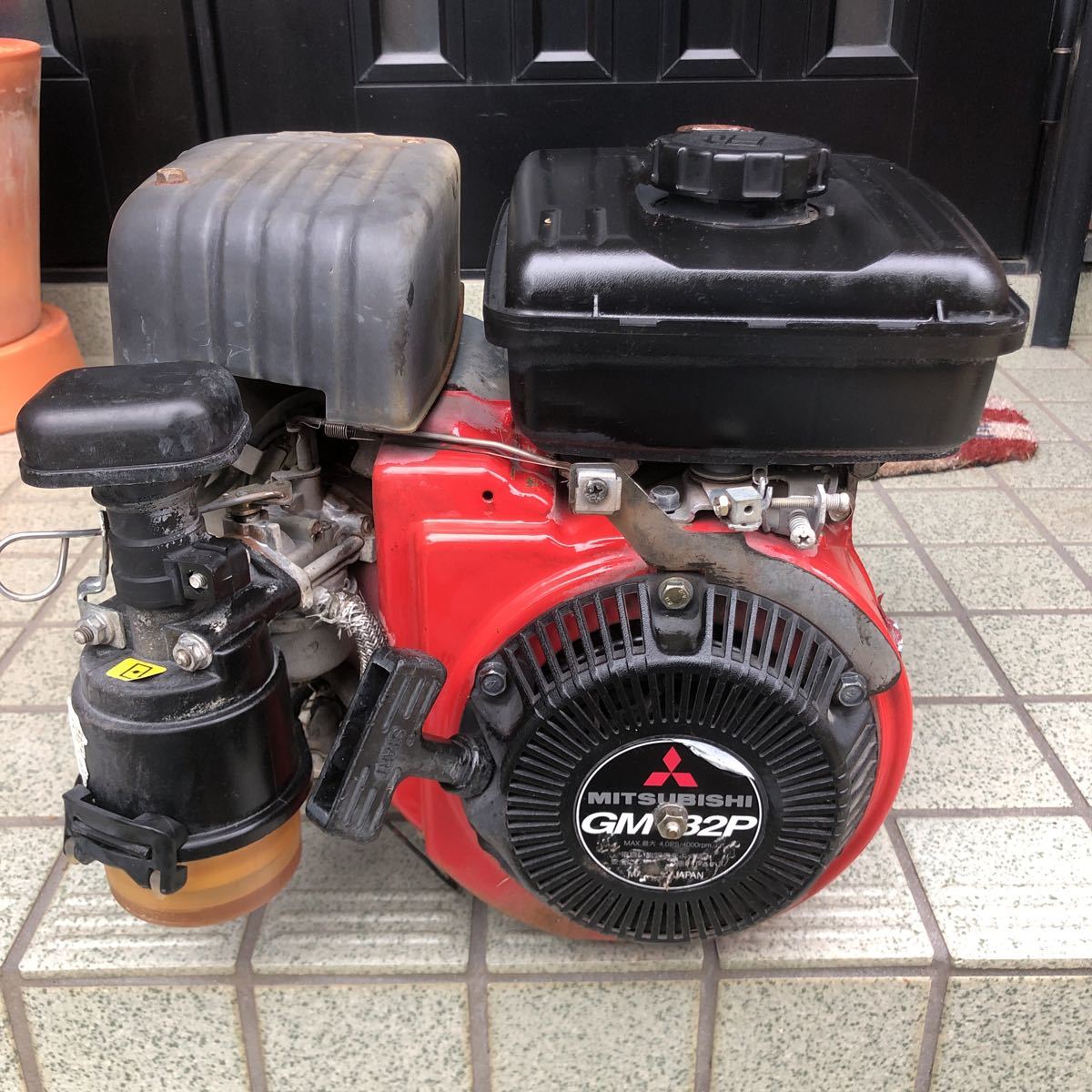 Yahoo!オークション - 三菱 GM132P OHV 4馬力ガソリンエンジン 好調で...