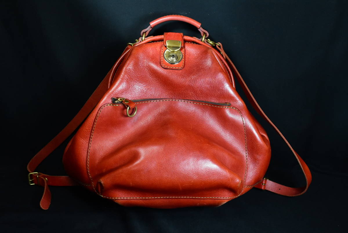 Yahoo!オークション - HERZ ヘルツ R-144 わんぱくリュック レザー 鍵...