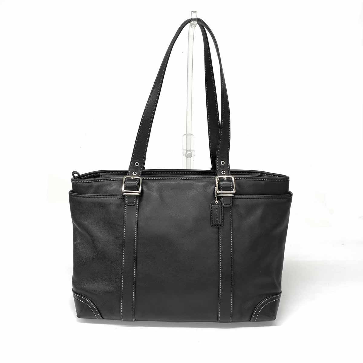 Yahoo!オークション - COACH コーチ トートバッグ D04S-6460 ブラック...