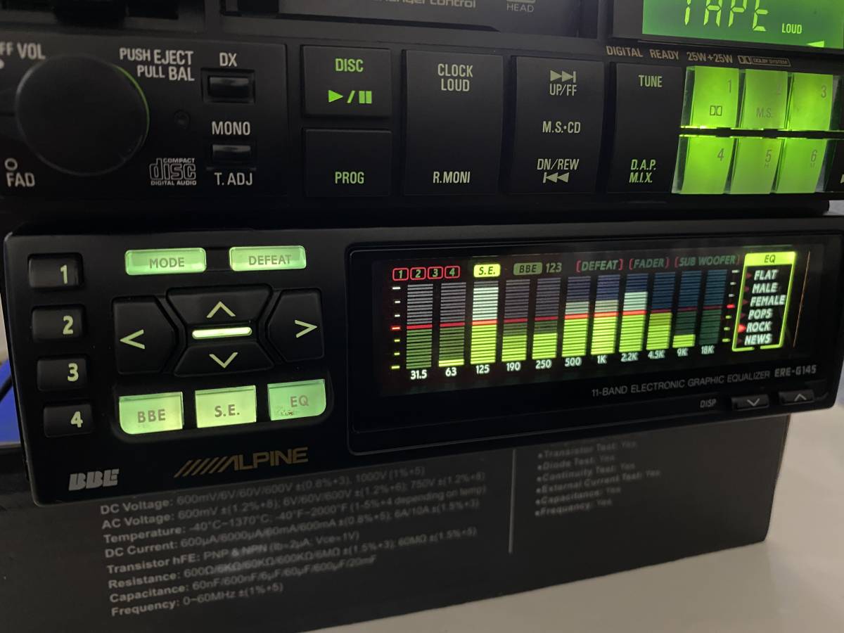 Yahoo!オークション - ERE－G145 ALPINE グライコ 作動品