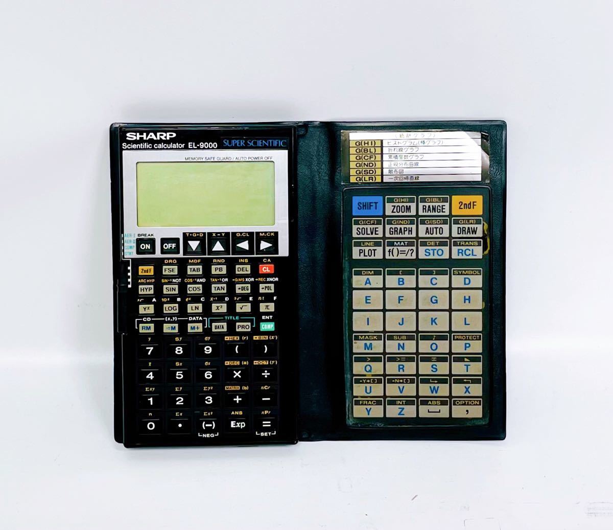 Yahoo!オークション - SHARP シャープ EL-9000 関数電卓 計算機