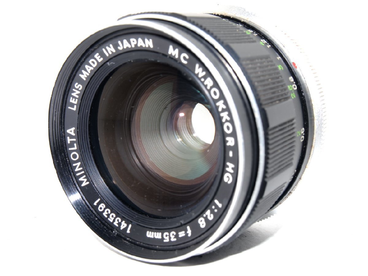 Yahoo!オークション - 実用品 ミノルタ MINOLTA MC W.ROKKOR-HG 35MM ...