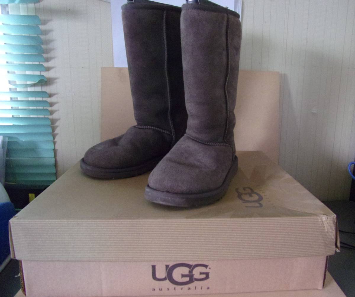 Yahoo!オークション - ゆ-386 ロングブーツ UGG 23cm レディースシュ...