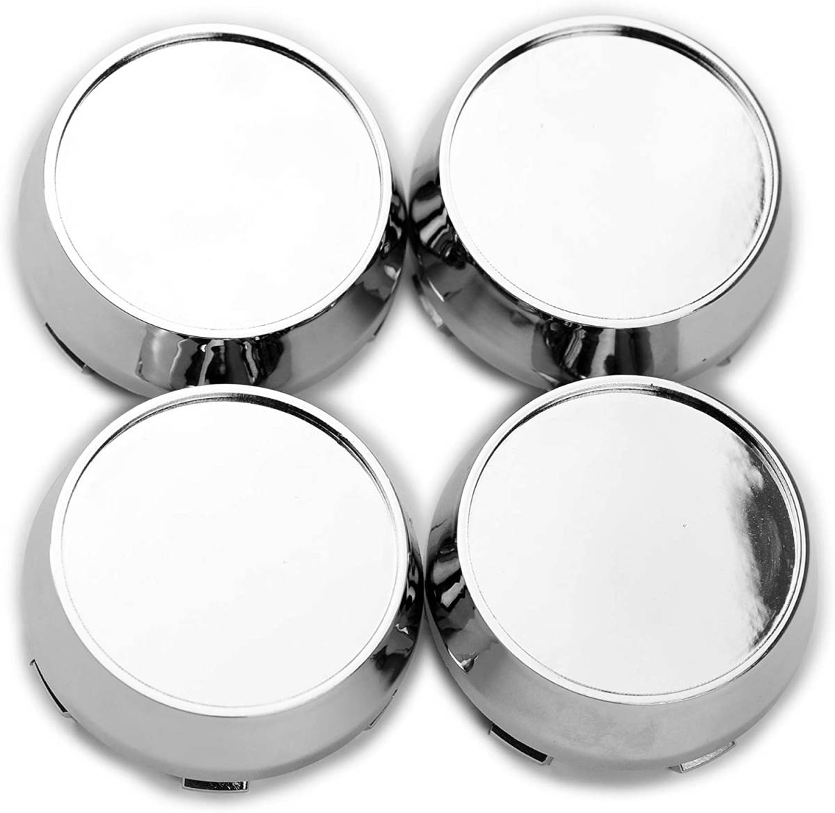 Yahoo!オークション - ホイールセンターキャップ 60mm 56mm 4個 シル...