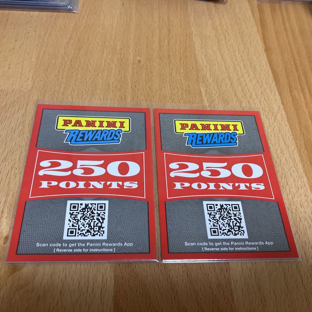 Panini rewards Points 250P 2枚(その他)｜売買されたオークション情報、yahooの商品情報をアーカイブ公開 - オークファン（aucfan.com）