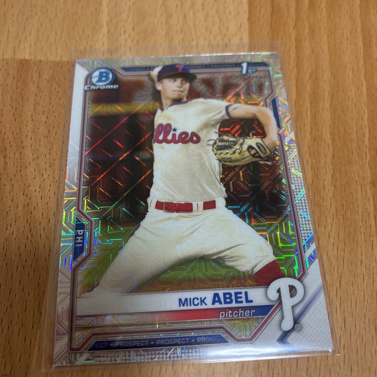 Yahoo!オークション - Mick Abel 1st Bowman Mojo Refractor