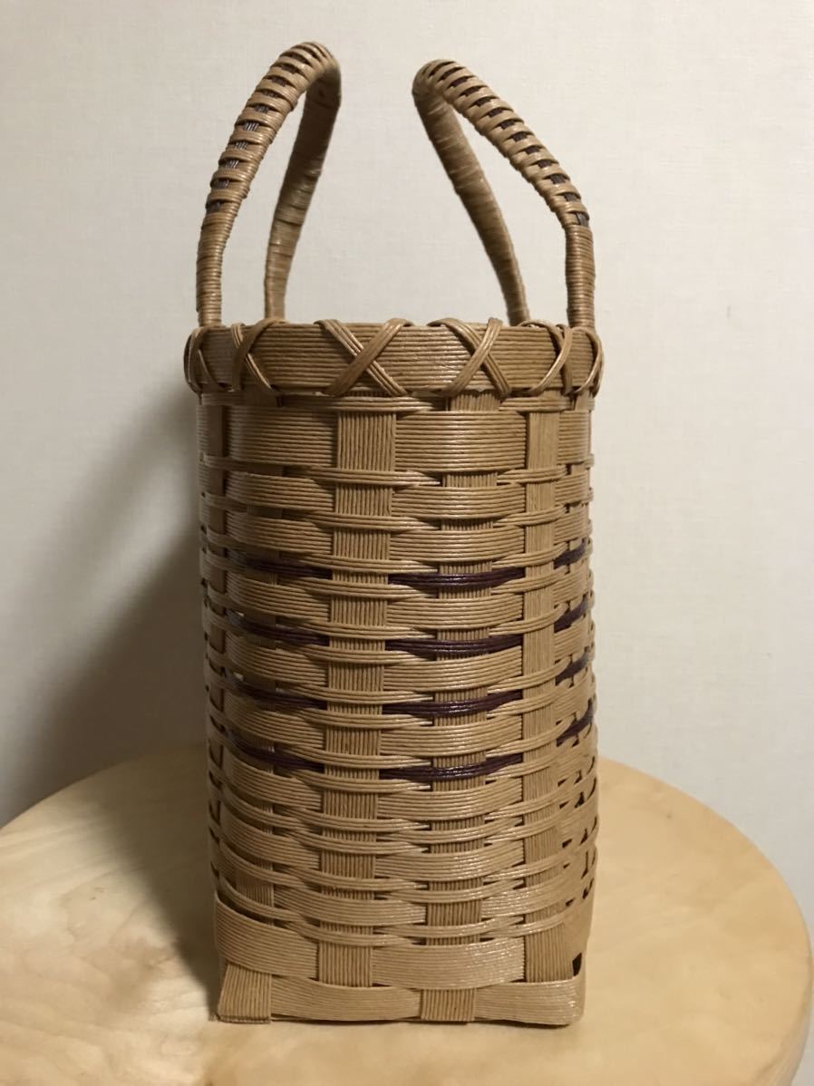 美品 ビンテージ かご バッグ ライトブラウン バスケット カゴ 美品 ビンテージ かご バッグ ライトブラウン バスケット カゴ
