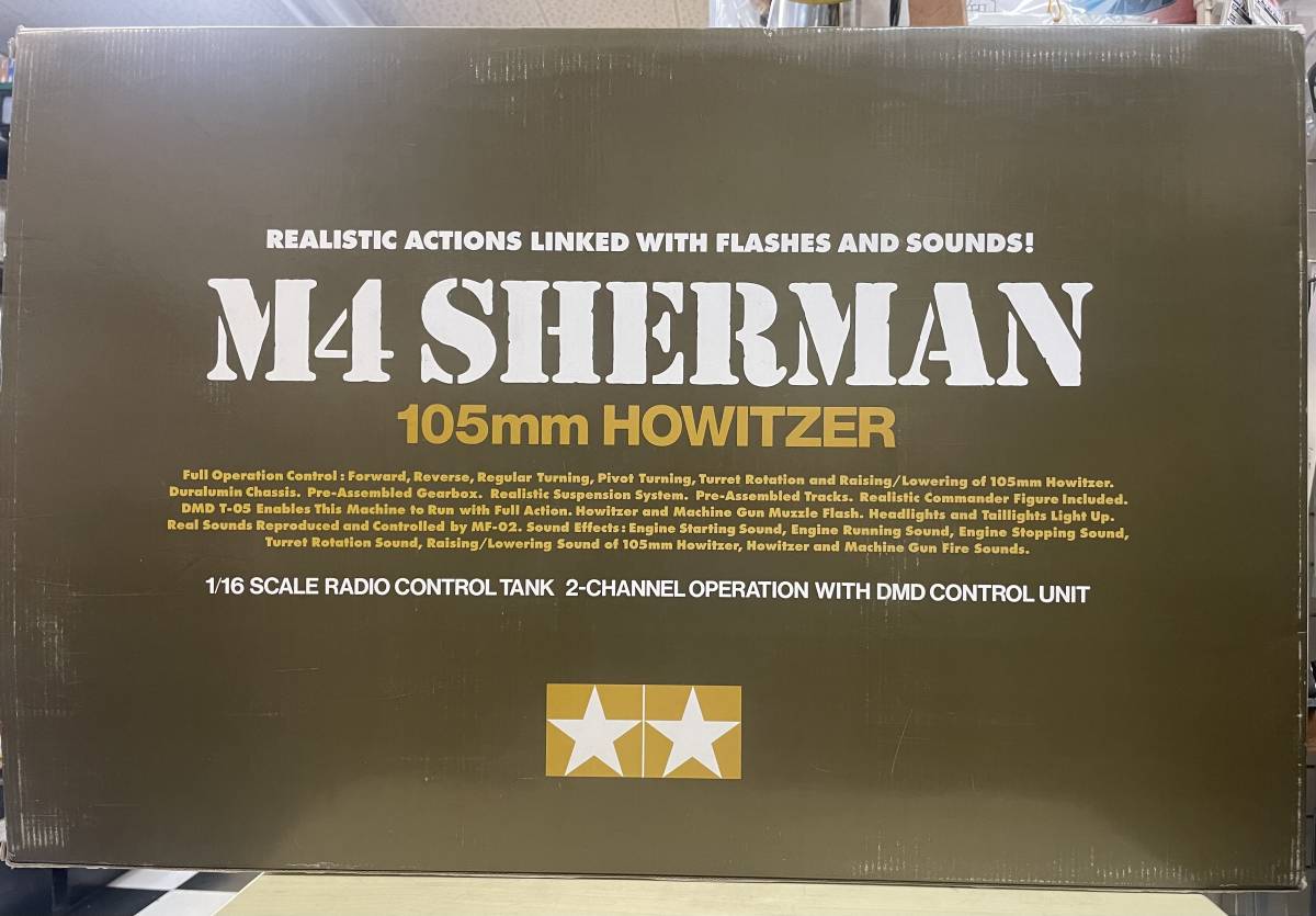Yahoo!オークション - タミヤ 56013 1/16 M4シャーマン 105㎜HOWITZ...