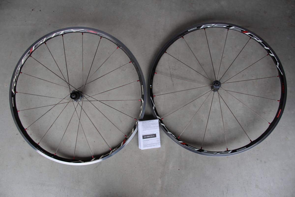 シマノ WH-RS80-C24-CL 8/9/10スピード クリンチャーホイールセット(その他)｜売買されたオークション情報、yahooの商品情報をアーカイブ公開 - オークファン ...