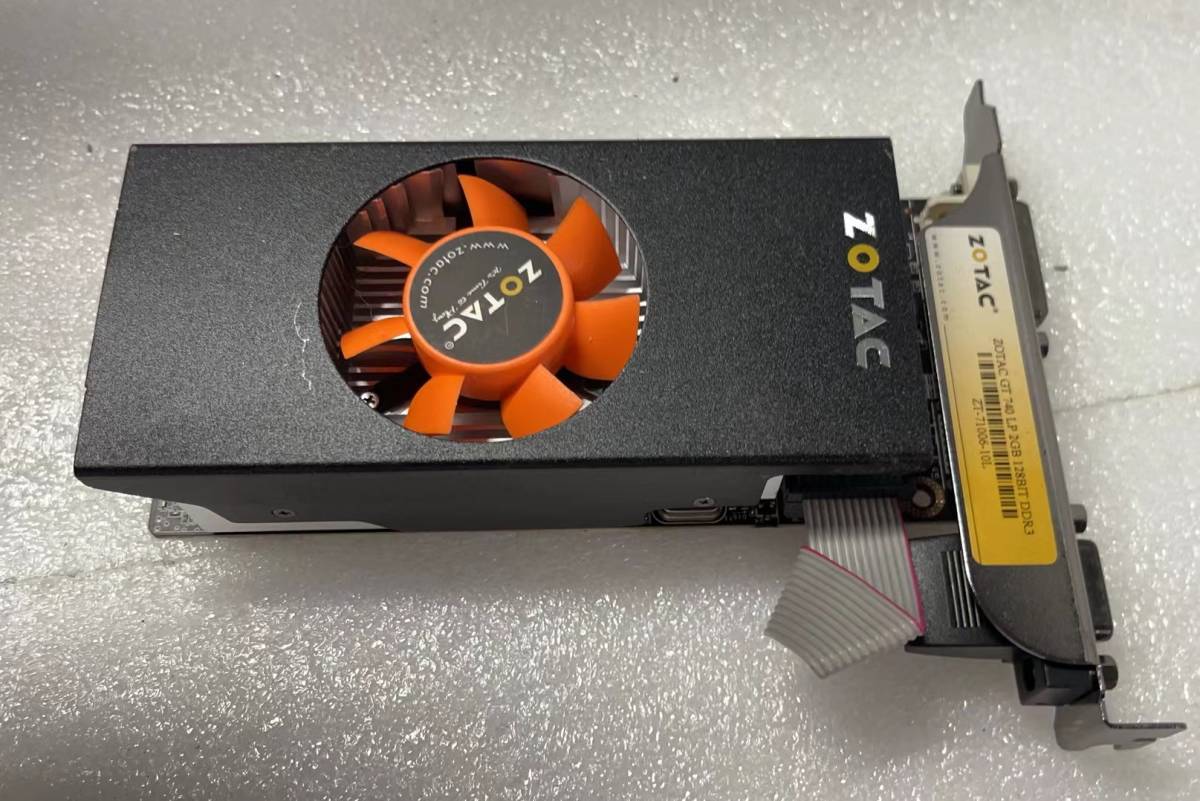 Yahoo!オークション - B8274 中古良品ビデオカード ZOTAC GT-740 LP 2G...