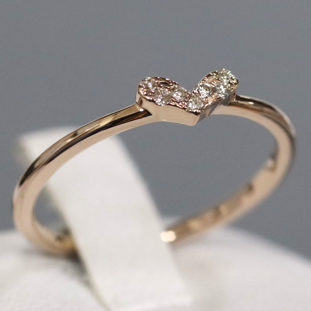 アガット K18ダイヤモンドリング ハートモチーフ D0.03 1.3g #9(指輪)｜売買されたオークション情報、yahooの商品情報をアーカイブ公開 - オークファン（aucfan.com）