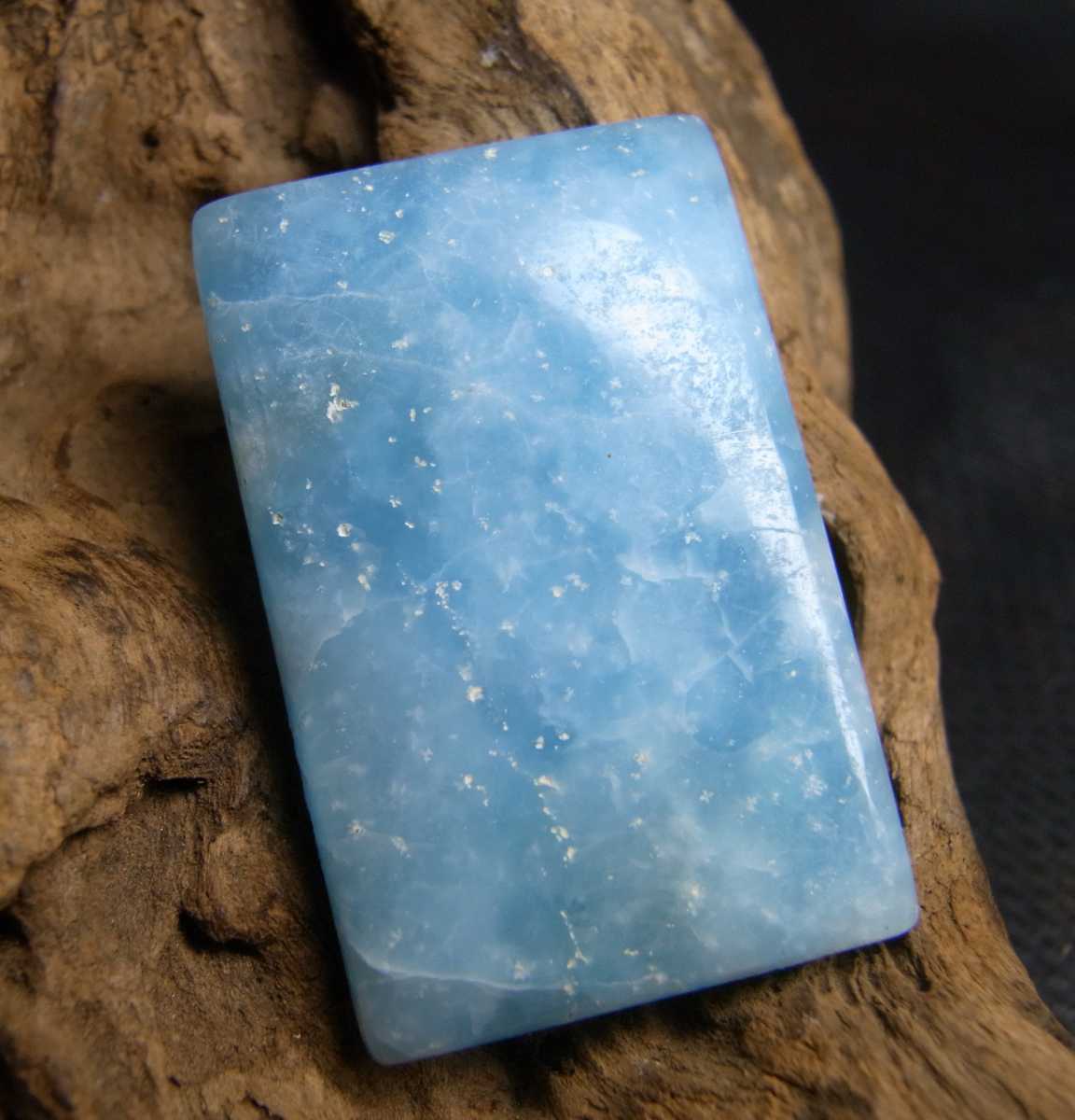 Yahoo!オークション - ブルーヘミモルファイト カボション38.5ct