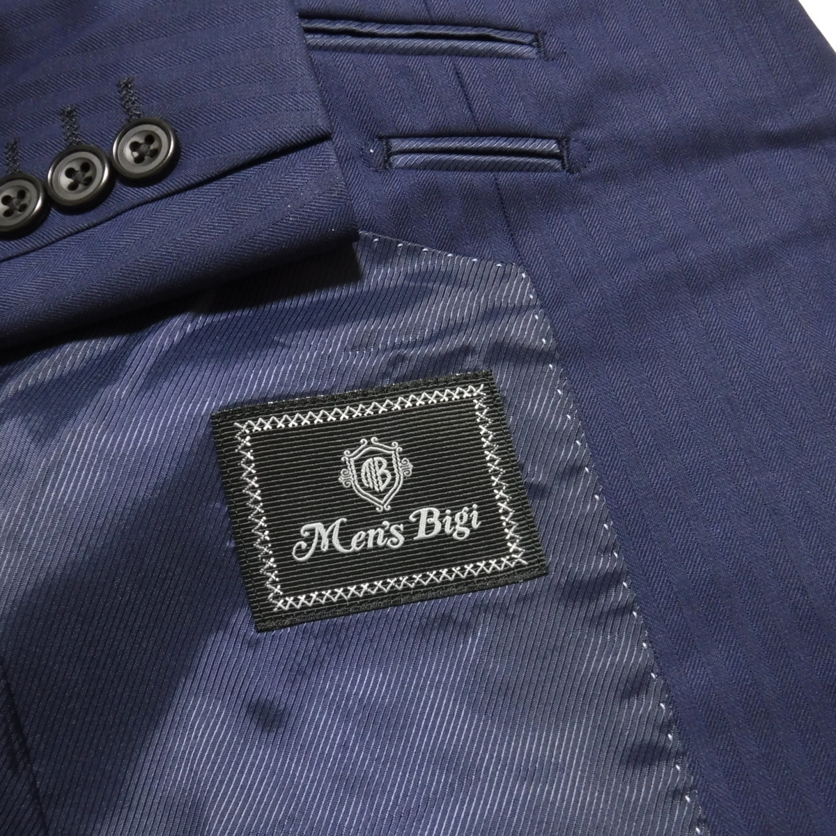 Yahoo!オークション - JK628 MEN'S BIGI メンズビギ 春夏新品 シルク混...