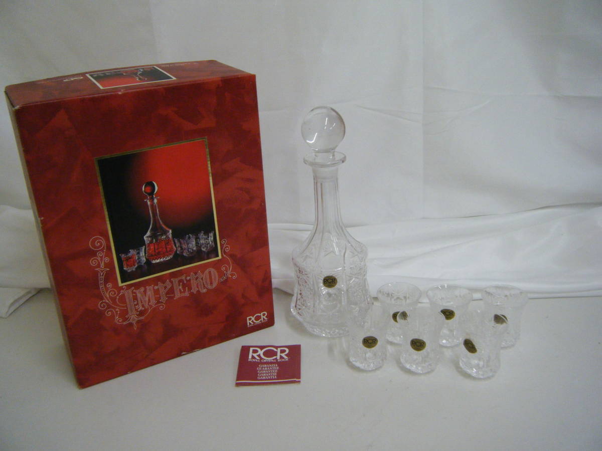 品 ロイヤルクリスタルロック/RCR社 ベルモンド BG-026 デキャンタグラス6個セット イタリア製 IMPERO インペロ グラス(クリスタルガラス)｜売買されたオークション情報 ...