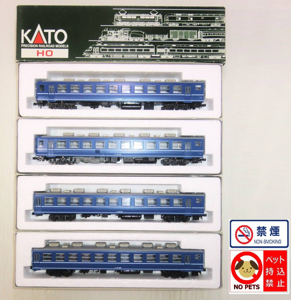 Yahoo!オークション - KATO 12系急行型客車 4両 室内パネルライト付 ...