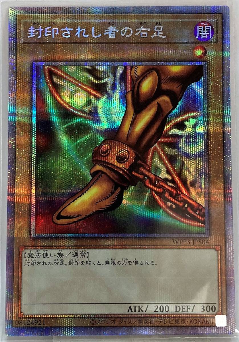 Yahoo!オークション - No.3-00359 WPP3-JPS04 封印されし者の右足 PSE ...