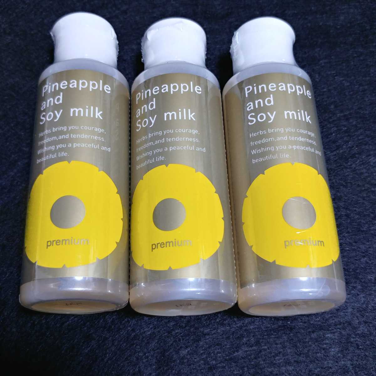 鈴木ハーブ研究所 パイナップル豆乳ローション プレミアム 100ml 3本｜PayPayフリマ