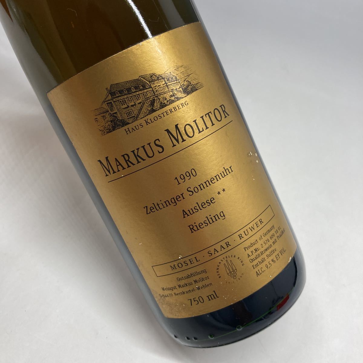 Yahoo!オークション - ②⑦未開栓 古酒 MARKUS MOLITOR 1990 Auslese R...