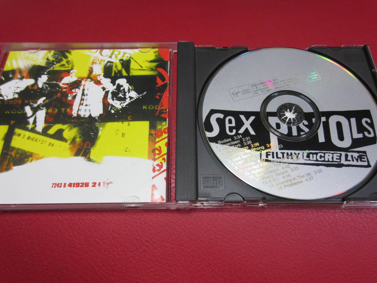 Yahoo オークション Sex Pistols Filthy Lucre Live
