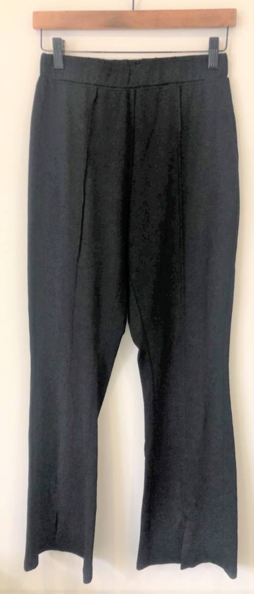 Yahoo!オークション - A9【DAZY】シンプルワイドパンツ L ブラック