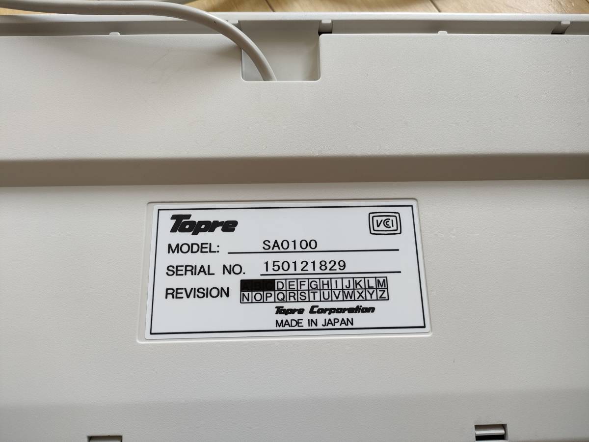 Yahoo!オークション - 東プレ REALFORCE 108UH (SA0100) 白 45g等荷重